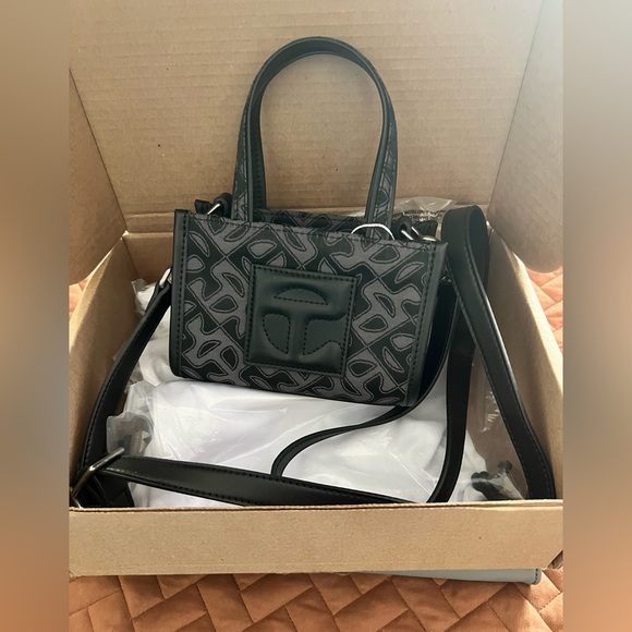 Telfar | Bags | Nwt Authentic Telfar Monogram Jacquard Small Black ...